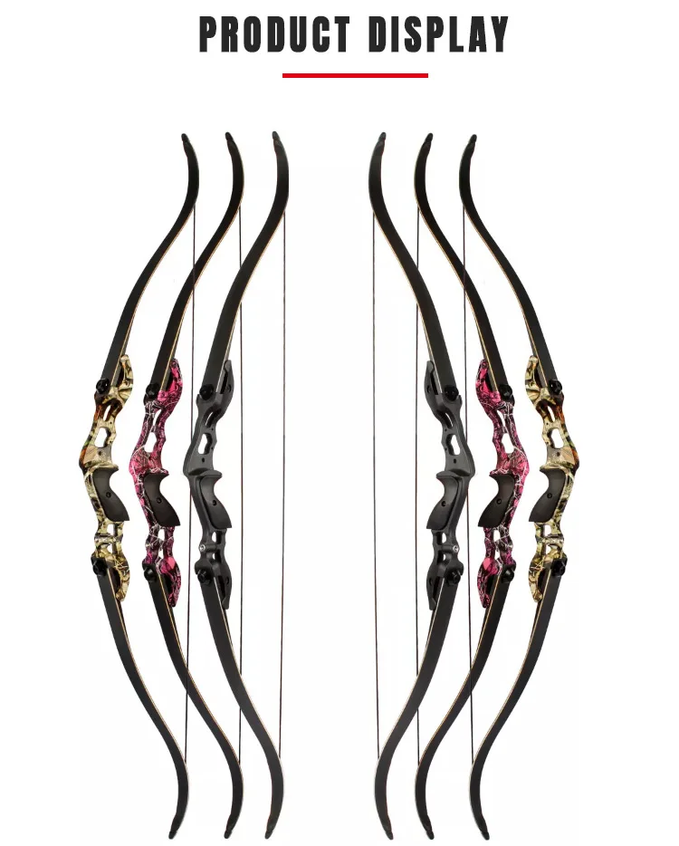 Hi Top Black Archery Recurve Bow - Perfect for Left Handed Hunters