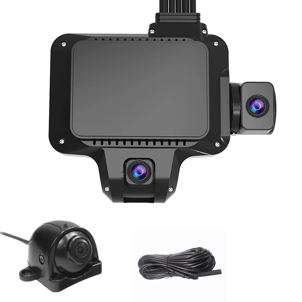 Jimiiot JC450 Dash Cam 4G DVR 3 Channel Car Camera Live Video GPS Event ...