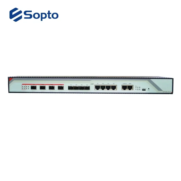 Sopto EPON XPON OLT 4 Port FTTH 10GE Uplink Compatible All Brands ONU 4 ...