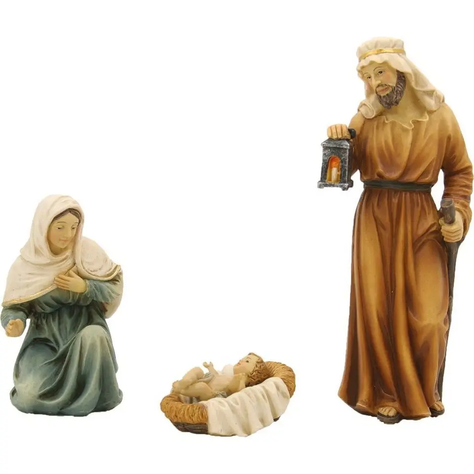 Krippenfigur Krippenfigur Heilige Familie orientalisch, Material ...