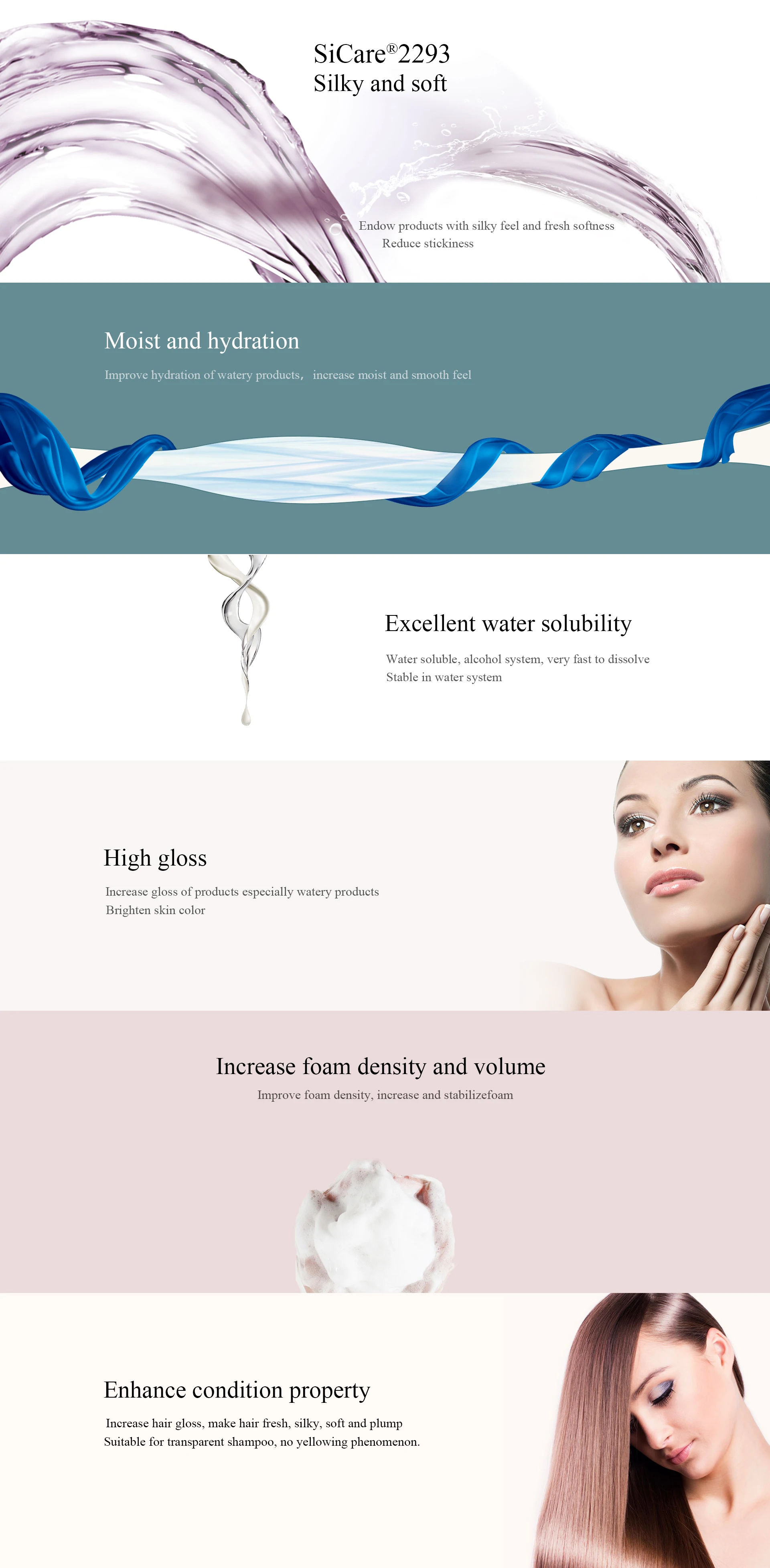 Sicare 2293 Peg-12-Dimethicone - Water Soluble Silicone Oil