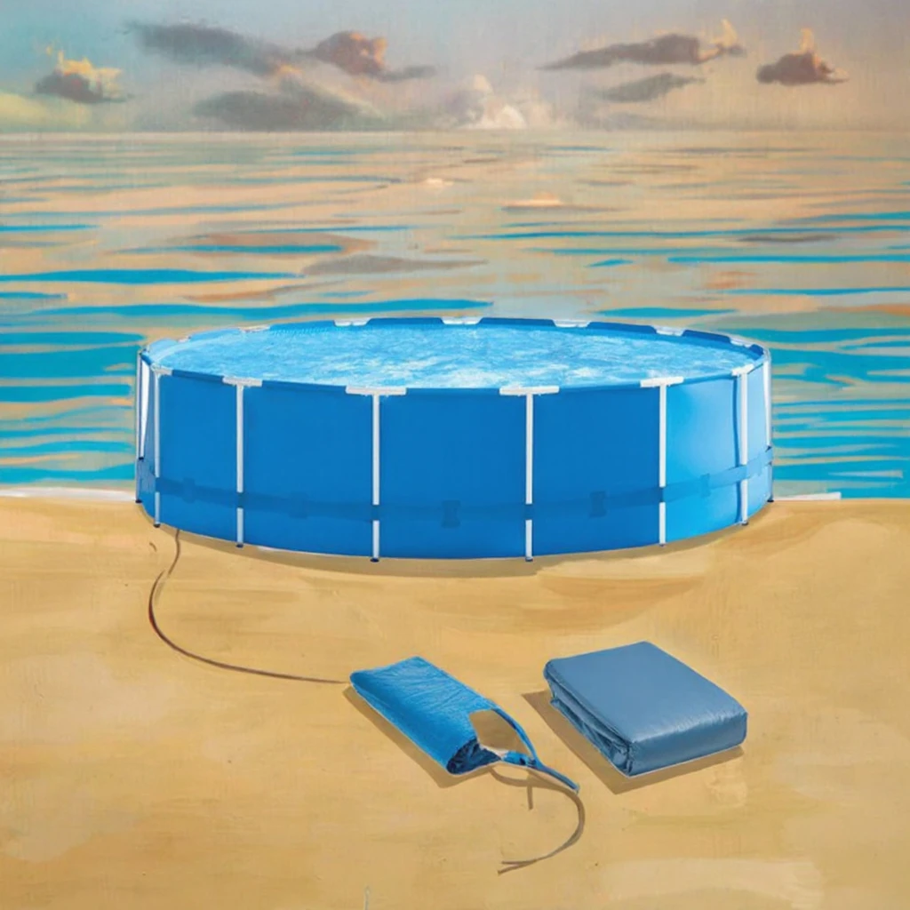 OEM Steel Frame Swimming Pool with Heavy Duty PVC Material Custom Logo ...