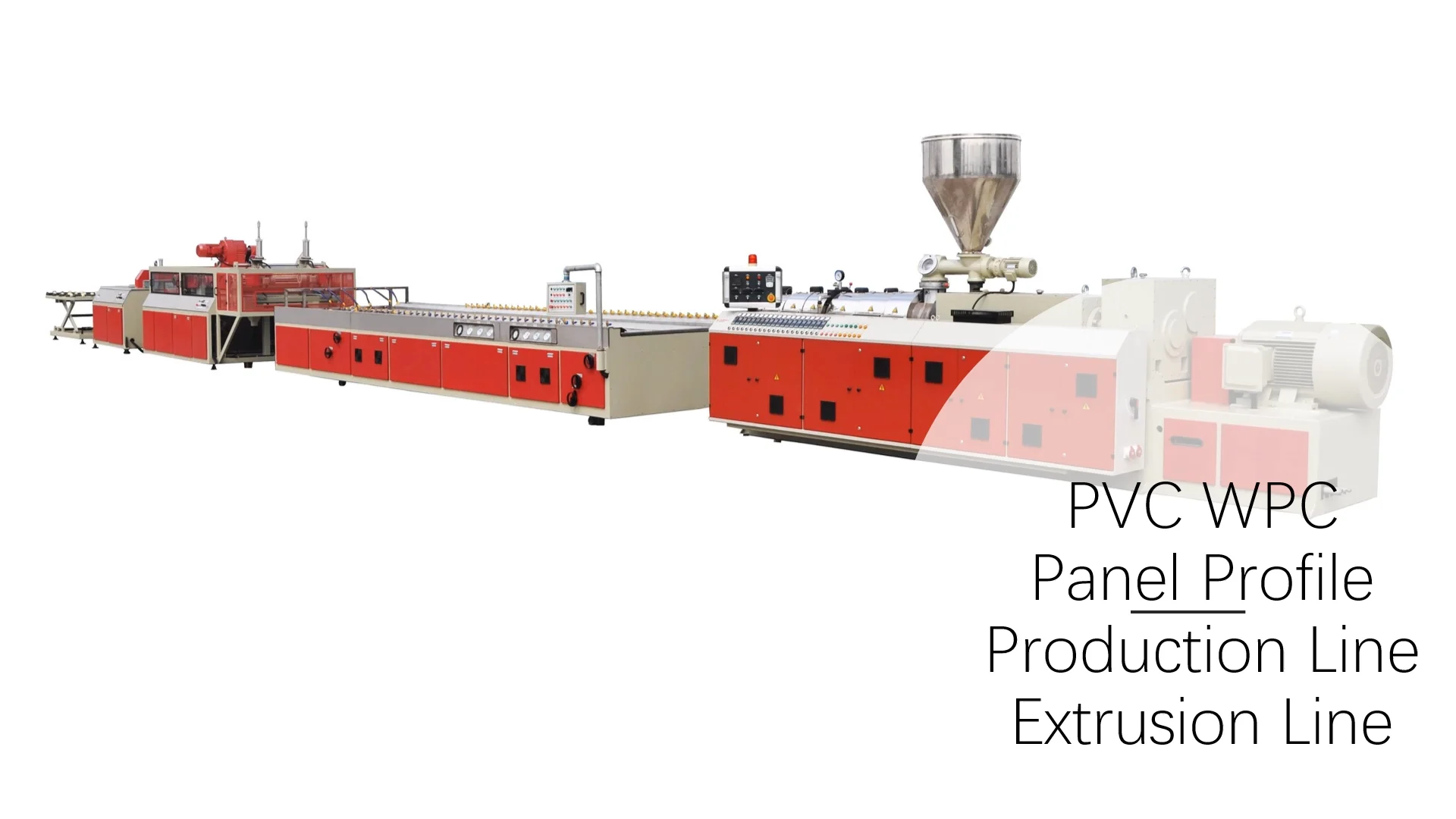 Plastic Composite Wpc Profile Decking Board Extrusion Line Making ...