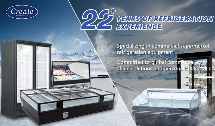 Curved Double Glazed Cake Display Case Electric Heating Wire Defogging ...