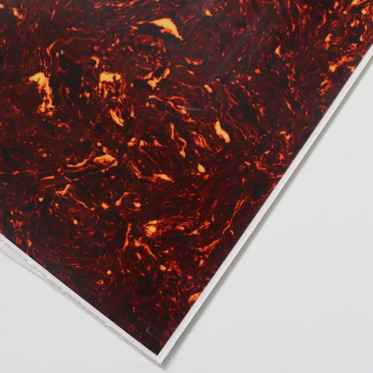 Donlis 50x24CM Brown Tortoise Celluloid Pickguard Sheet for Custom ...