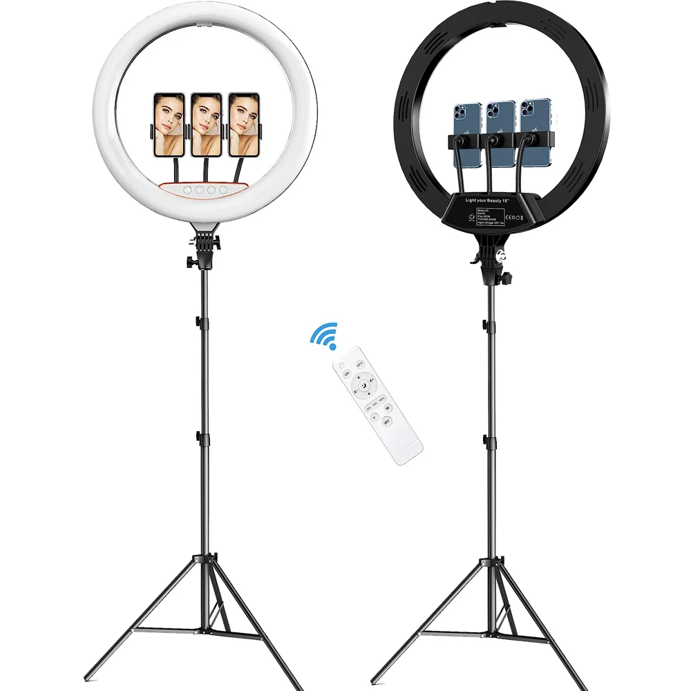 Wholesale 18inch Diameter Ring Light With Tripod Stand Dimmable ...