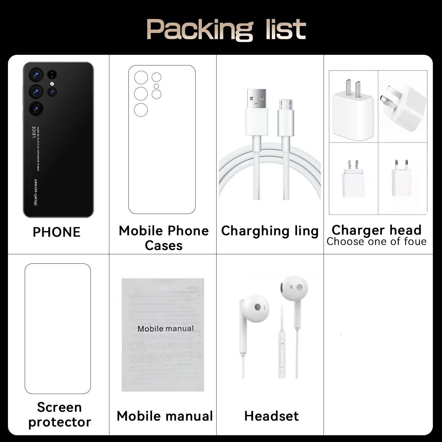 S23 Ultra 5g Smartphone,7.3" Incell Hd Display,16gb + 1tb,Android 13.0 ...