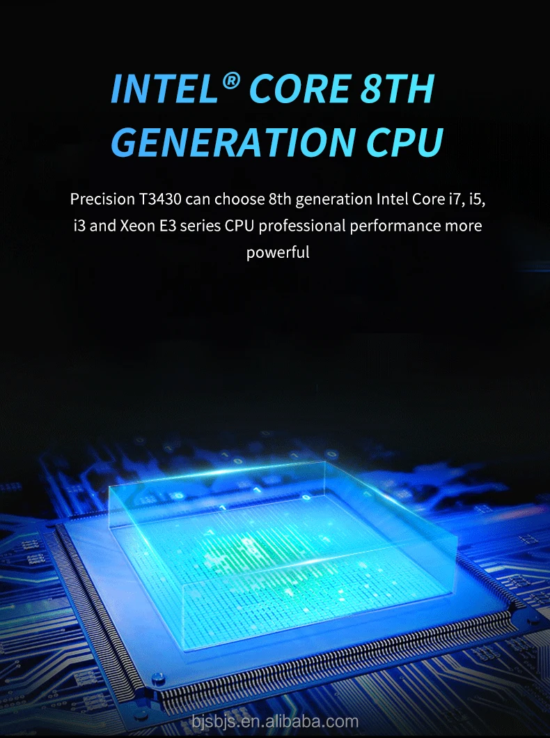 Dells Precision T3430 Small Form Workstation,Intel Core I3-8100,8gb Ram,256gb Ssd+500gb Sata ...