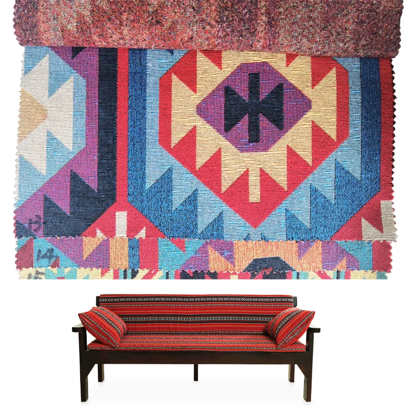 Recycled Arabic Floor Seating Furniture - Sadu Fabric
