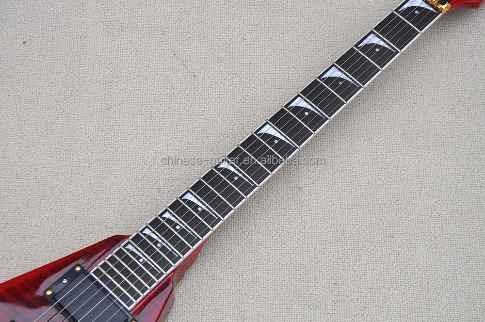 Flyoung Flying V Electric Guitar - Affordable 6-String Mahogany Model ...