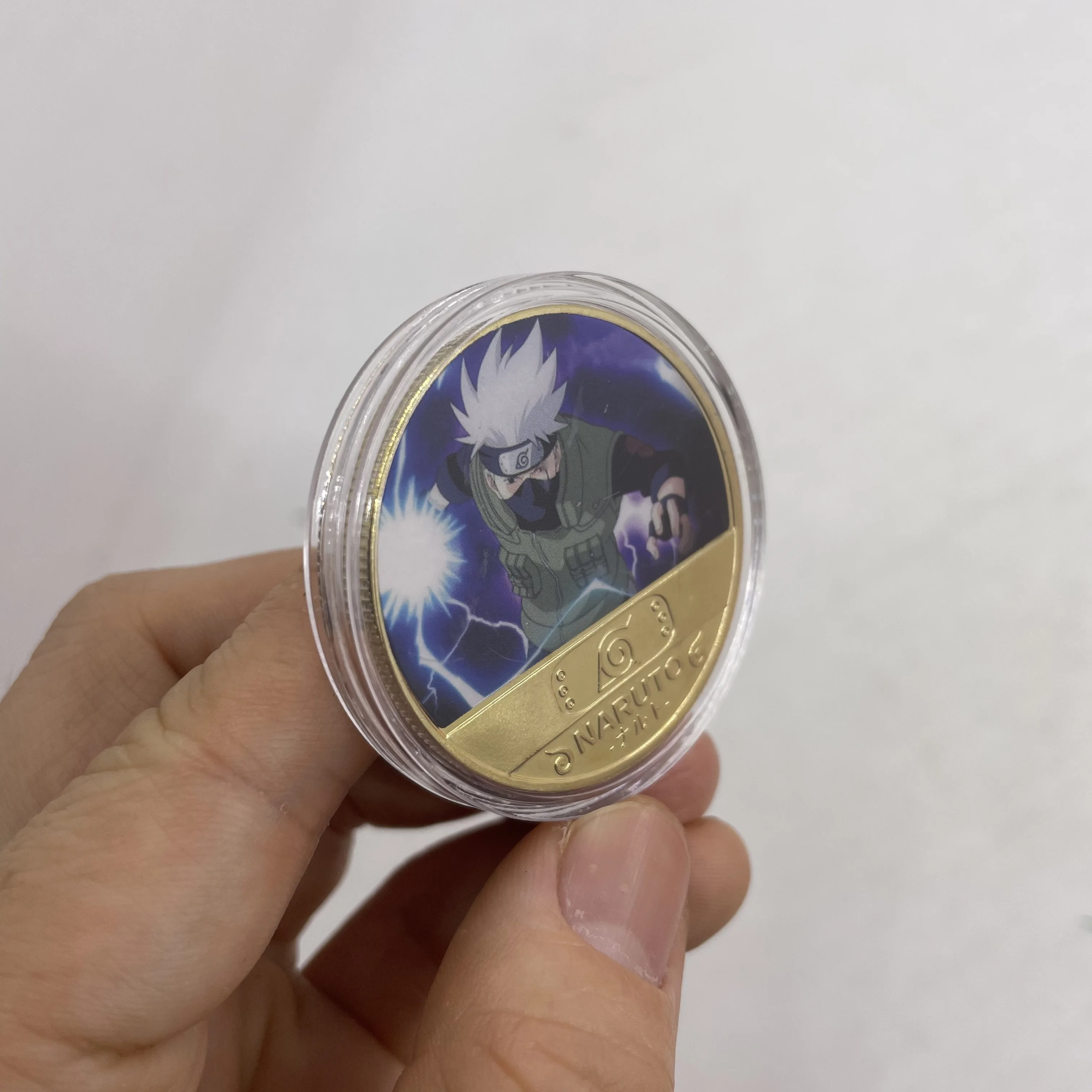 10 Designs Japanese Anime Namikaze-sasuke N-a-ruto Yen Gold Plated Coin ...