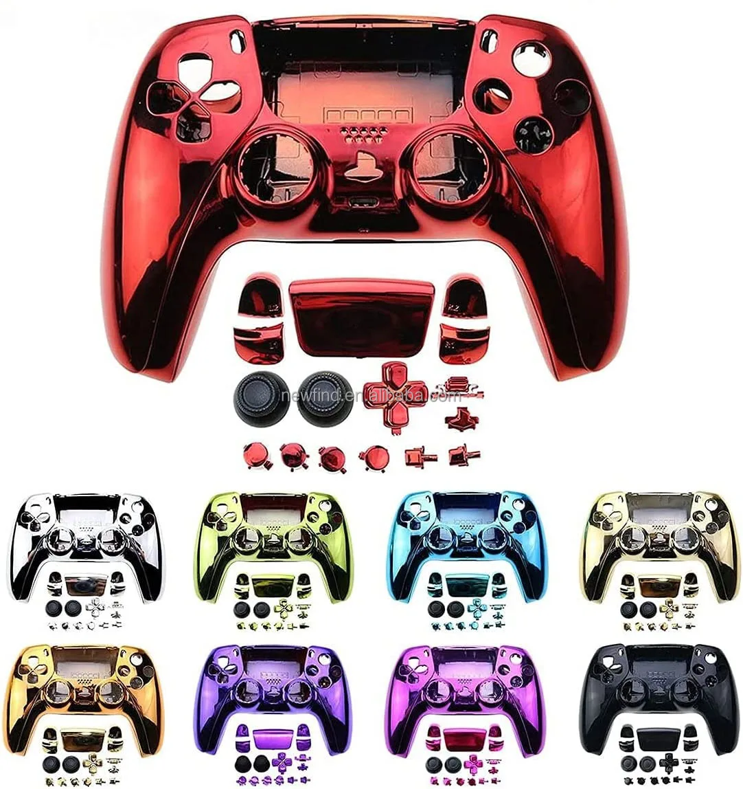 High Quality Full Set Custom Uv Electroplated Ps5 Controller Shell ...