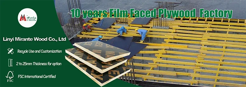 18mm Formwork System Concrete Plywood - Durable & Eco-friendly