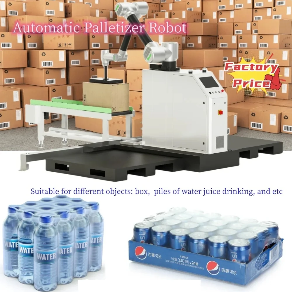 Automated Robotic Palletizing System Robotic Case Packer Palletizer Machine Palletizer Robot ...