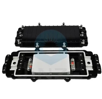 Horizontal 48 Core Fiber Optic Splice Closure Cable Inline Enclosure ...