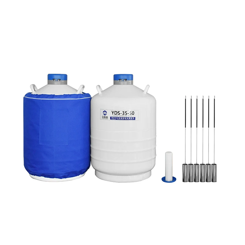 35 L Liquid Nitrogen Canister Yds-35-50 Large Diameter Liquid Nitrogen ...