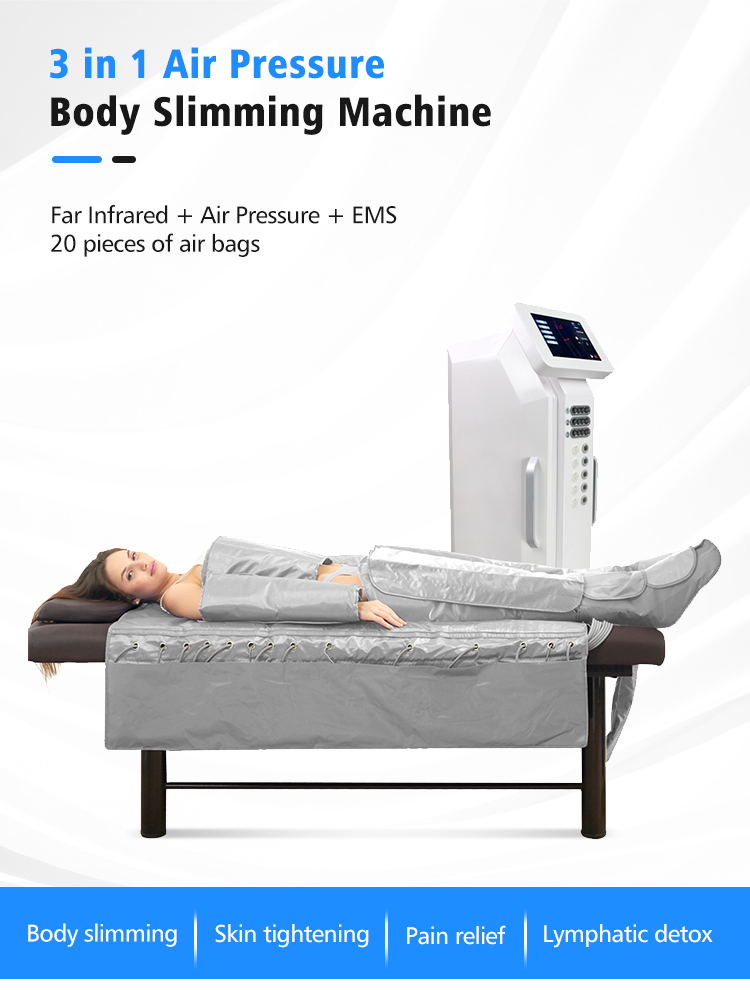 3 in 1 Pressotherapy Lymphatic Drainage Machine by Tuying