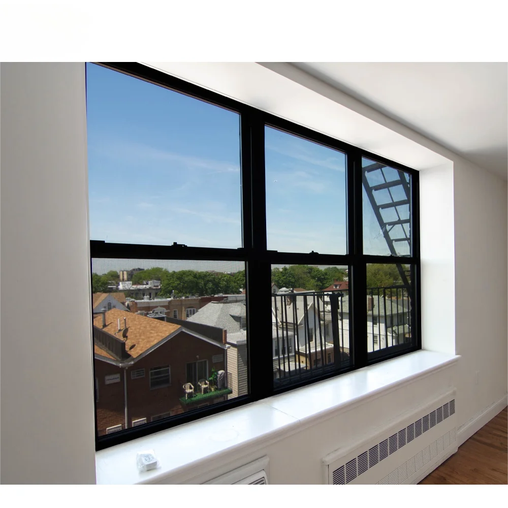 Lift up hurricane impact french windows latest design small size Best ...