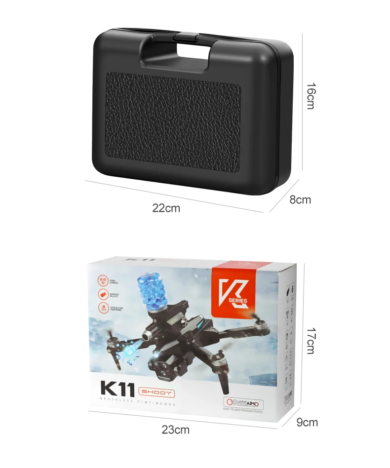 K11 Max Drone - Foldable, Brushless Quadcopter with 720P HD Video Capture
