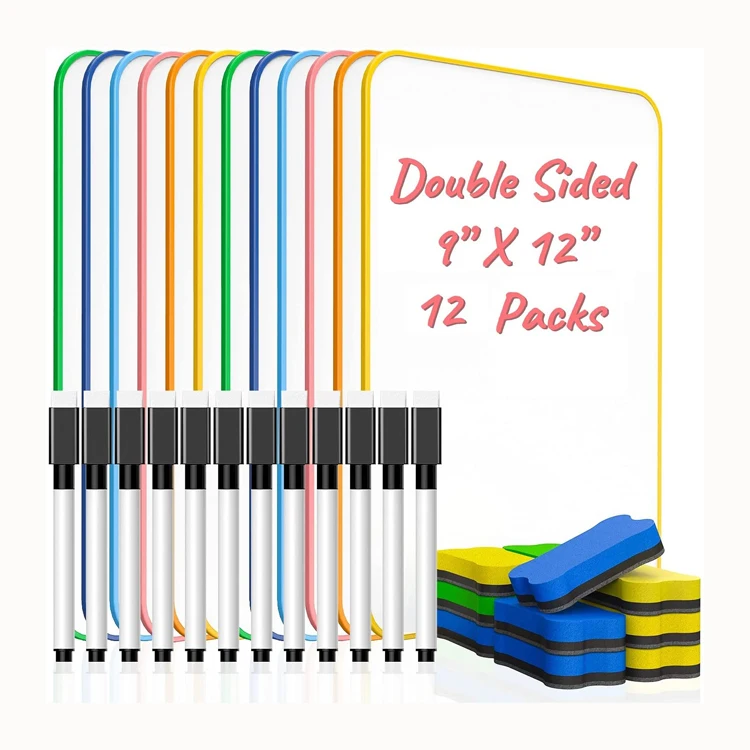 A4 Size For Kids And Children Double Sided Ruled Dry Erase Board With ...