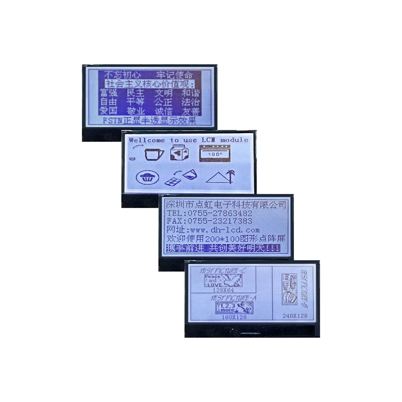 128x64 160x128 240x128 Various Specifications Stn Negative Display ...