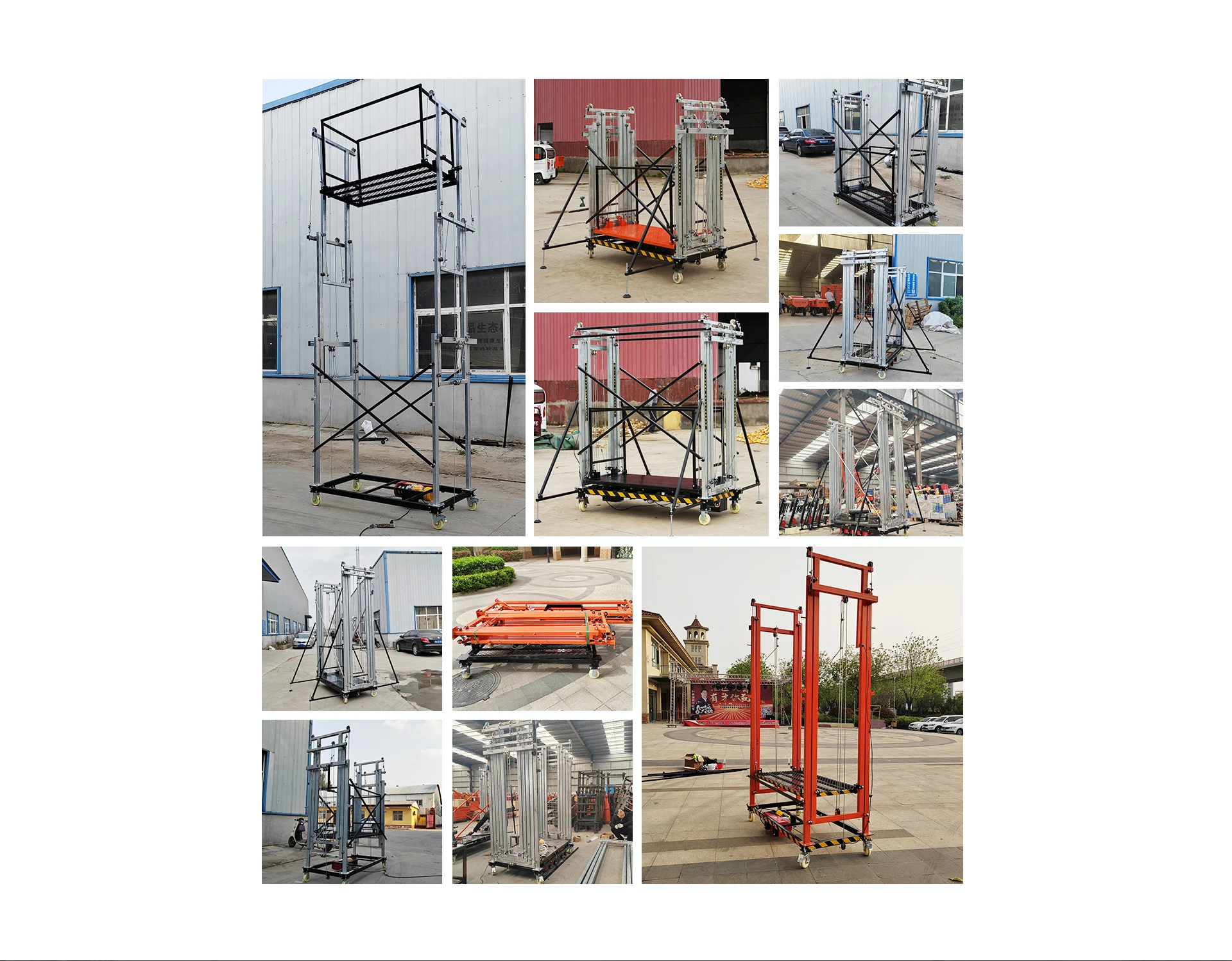 Lift Electric Lifting Scaffold Mobile Telescopic Folding Lifting ...