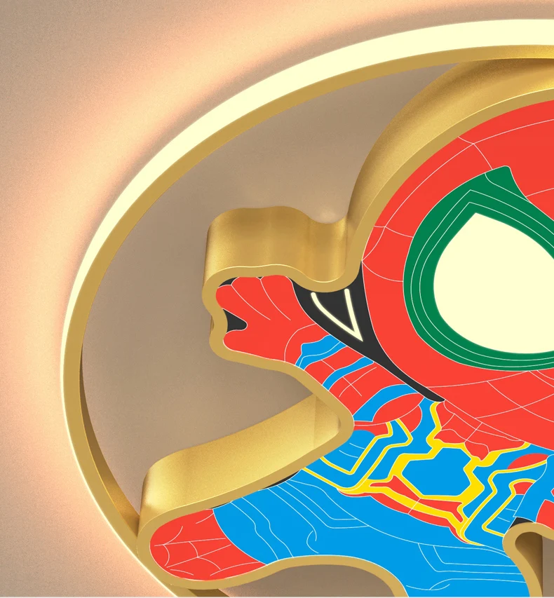 Spiderman Ceiling Lights Children Bedroom Ceiling Lamp Boys Room ...