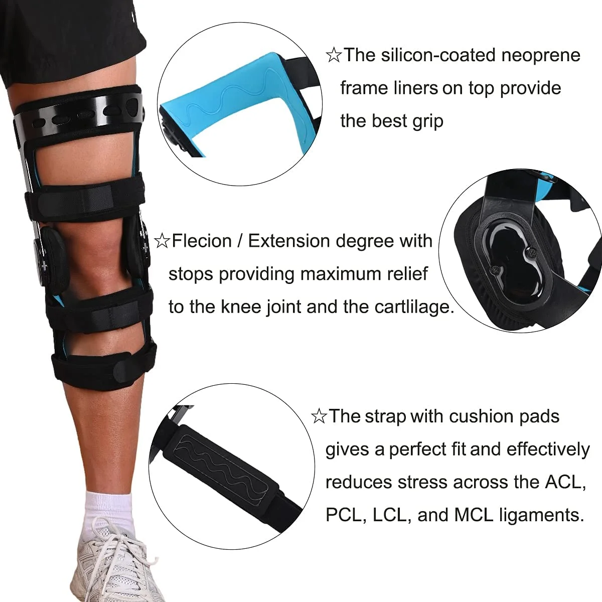 Functional ACL Knee Brace - Postoperative Rehabilitation