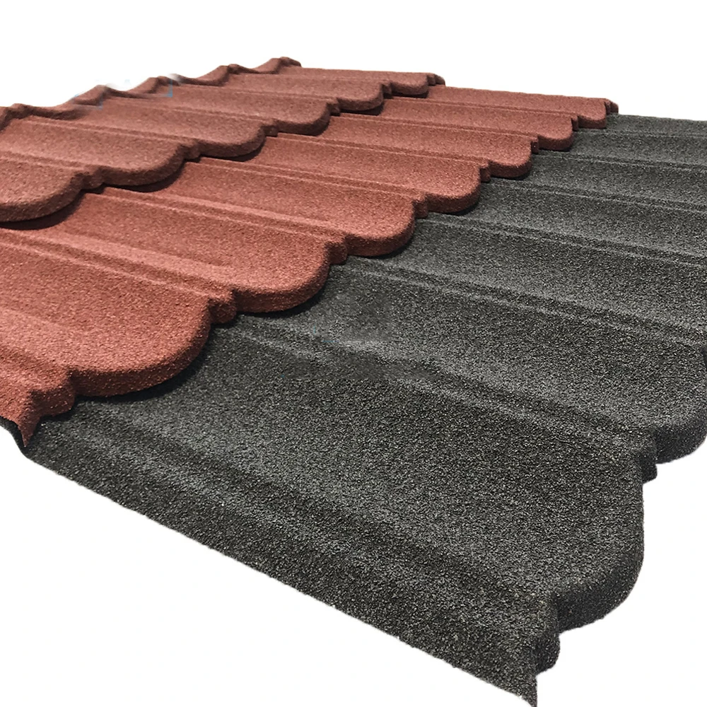 Steel Bent Tiles Stone-coated Roof Tile Edging For Building And Hotel ...
