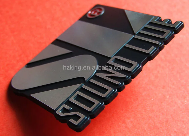 Aluminium Die Cast Nameplate Badge 3d Metal Emblem Embossed Logo Sign ...