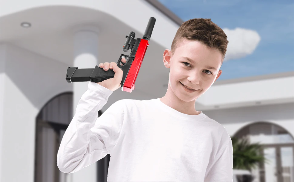 Mini Blaster Shotgun Soft Bullet Gun Plastic Shell Ejection Toy Soft ...