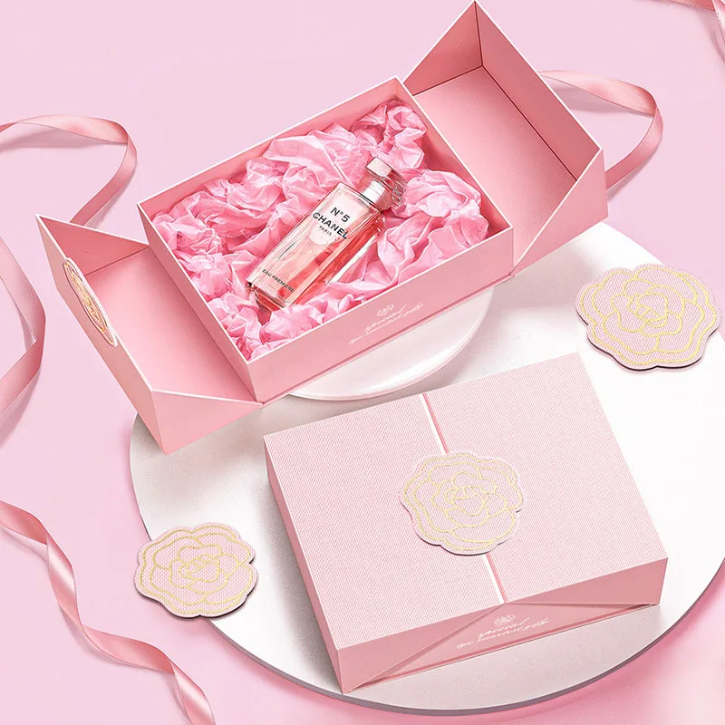 Rts Luxury Packaging Gift Pink Boxes Pink Magnetic Box Gift Box for ...