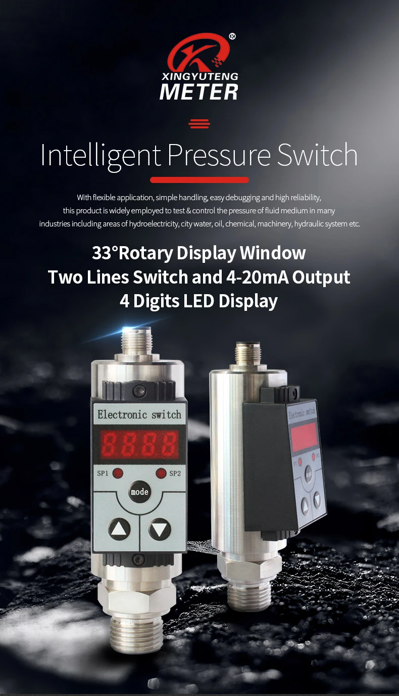 Digital 24vdc Water Pressure Switch Digital Pressure Switch - Buy ...