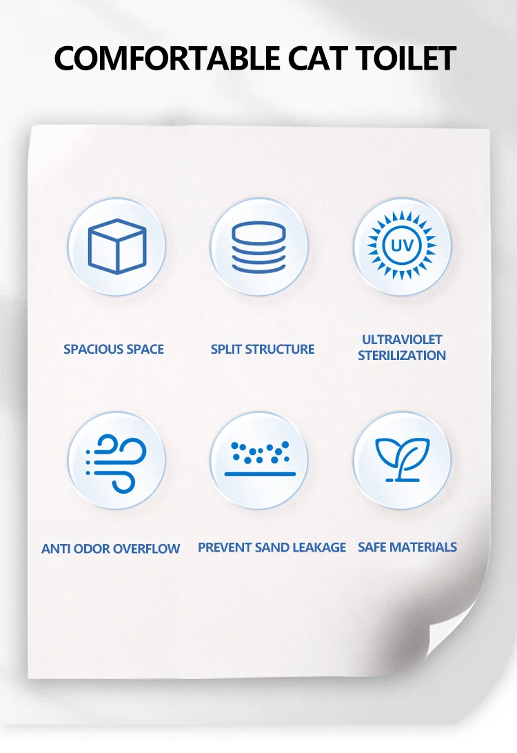 Fully Enclosed Cat Litter Basin Foldable Drawer Type Deodorant Cat ...