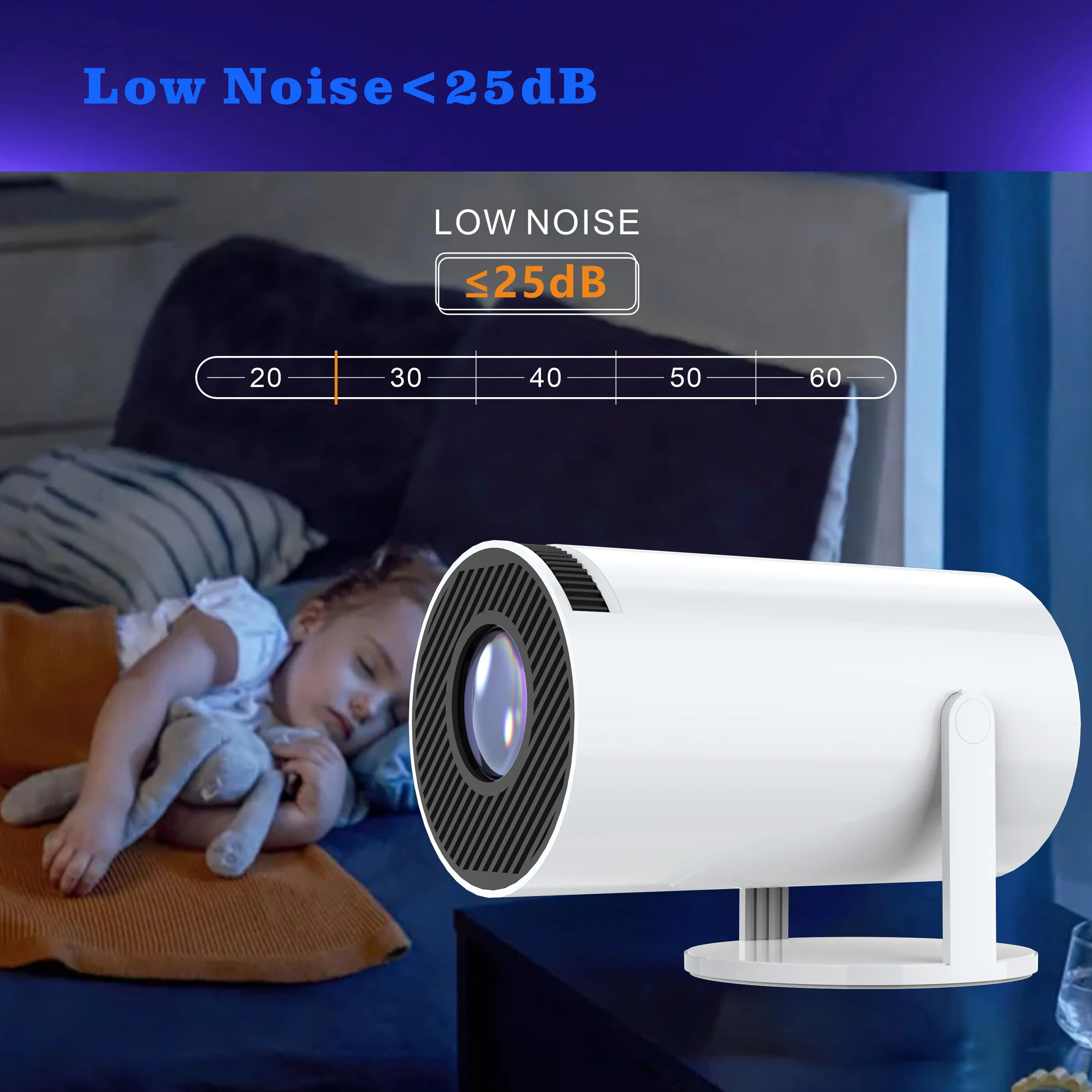 HY300 Smart Projectors New Upgrade Portable LCD Mini Projector Android ...