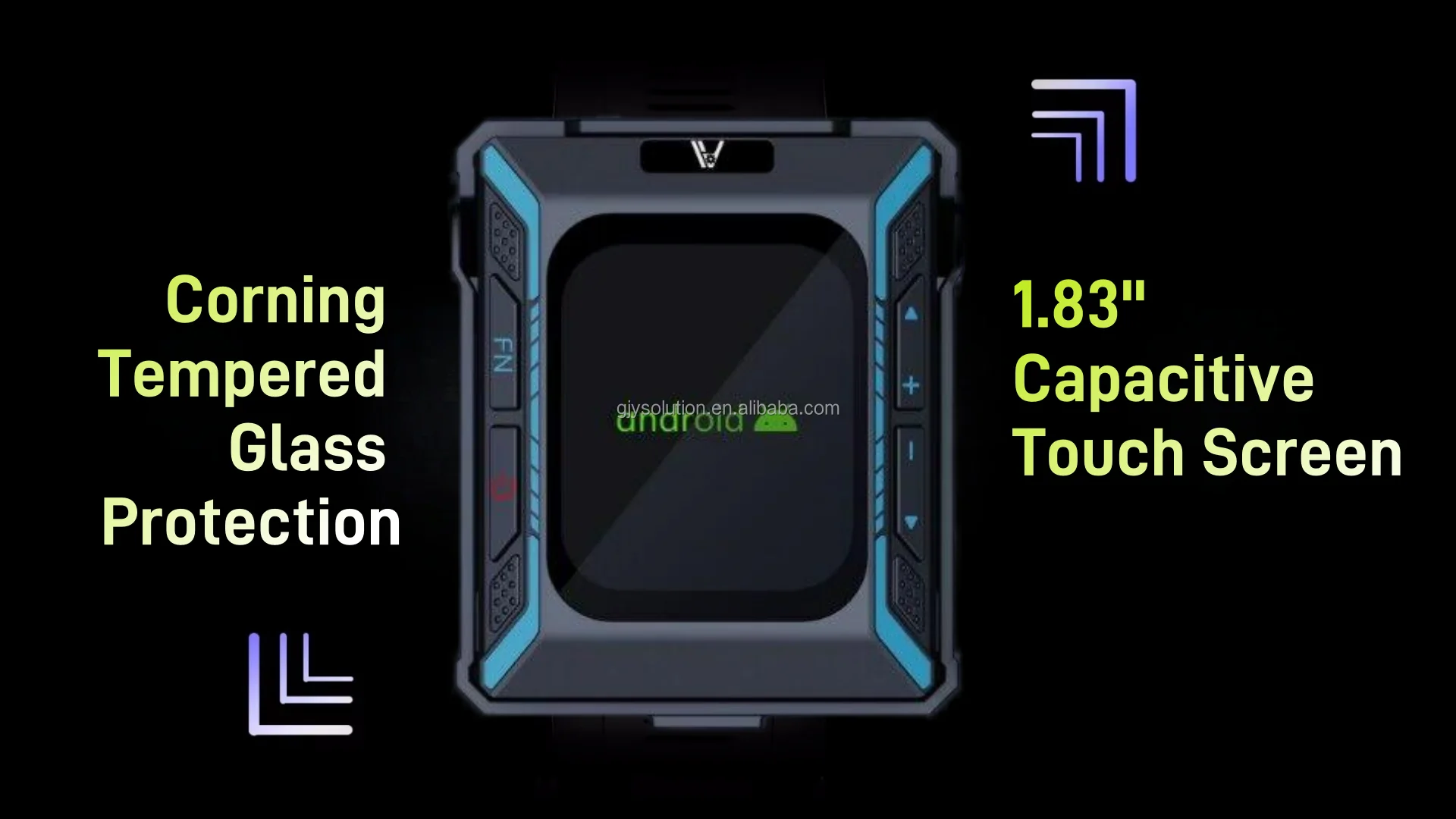 Android Touch Screen Industrial Smart Watch Portable Wearable Mobile ...