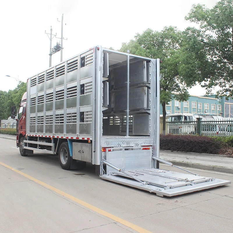 FAW 4x2 Animals Transport Truck - 240HP, 4400 Wheelbase