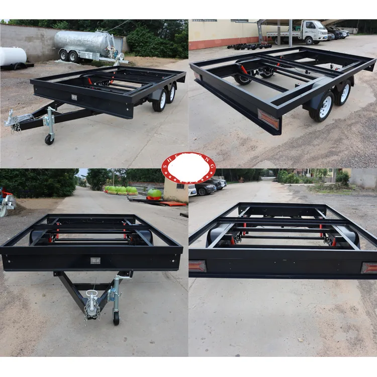 Customized 12ft Container Transporter Trailer Mobile House Trailer ...