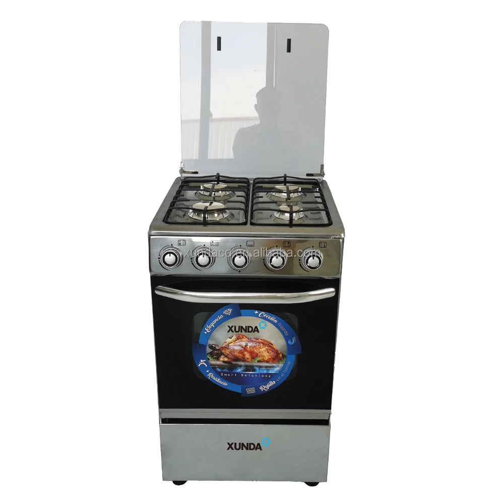 Xunda 4 Burner Gas Cooker with Oven - Efficient Cooking
