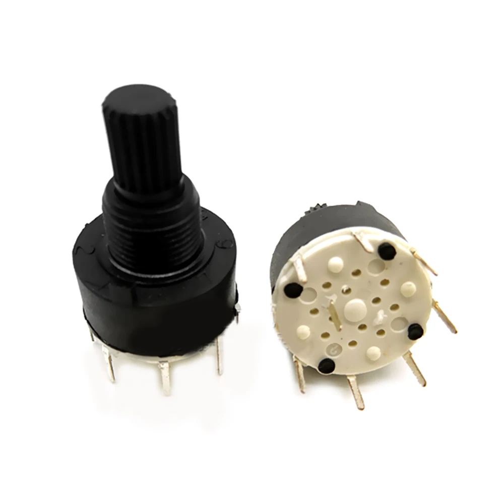 SR16 Plastic Rotary Band Switch - 16MM, 1 Pole, 5-8 Positions