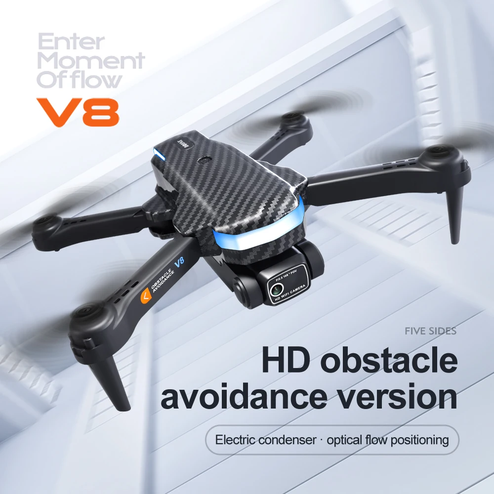 Profesional V8 Drone Camera 8k Hd High Quality Kids Rc Fpv Mini ...