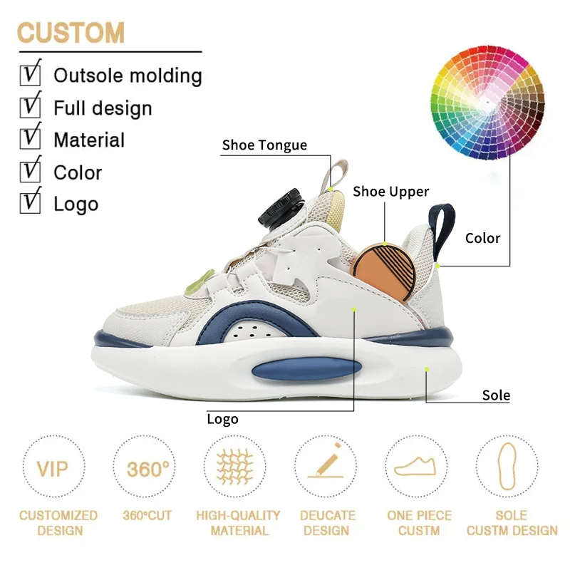 Can Be Customized By Children Favorite Leather Children's Sports Shoes ...