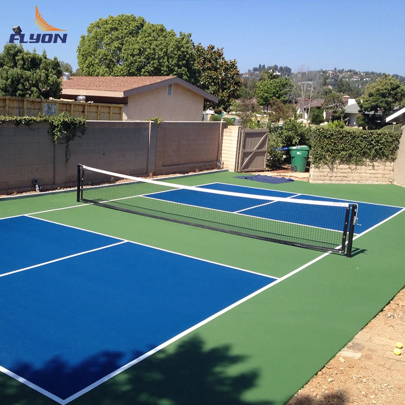 Outdoor Portable Pickleball Court Flooring - Easy Installation, Durable ...