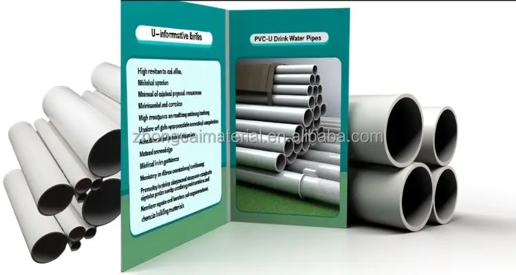 Zhongcai Pvc-u Drinking Water Pipes - Buy 1.0mpa Pvc-u Pipes pvc-u ...