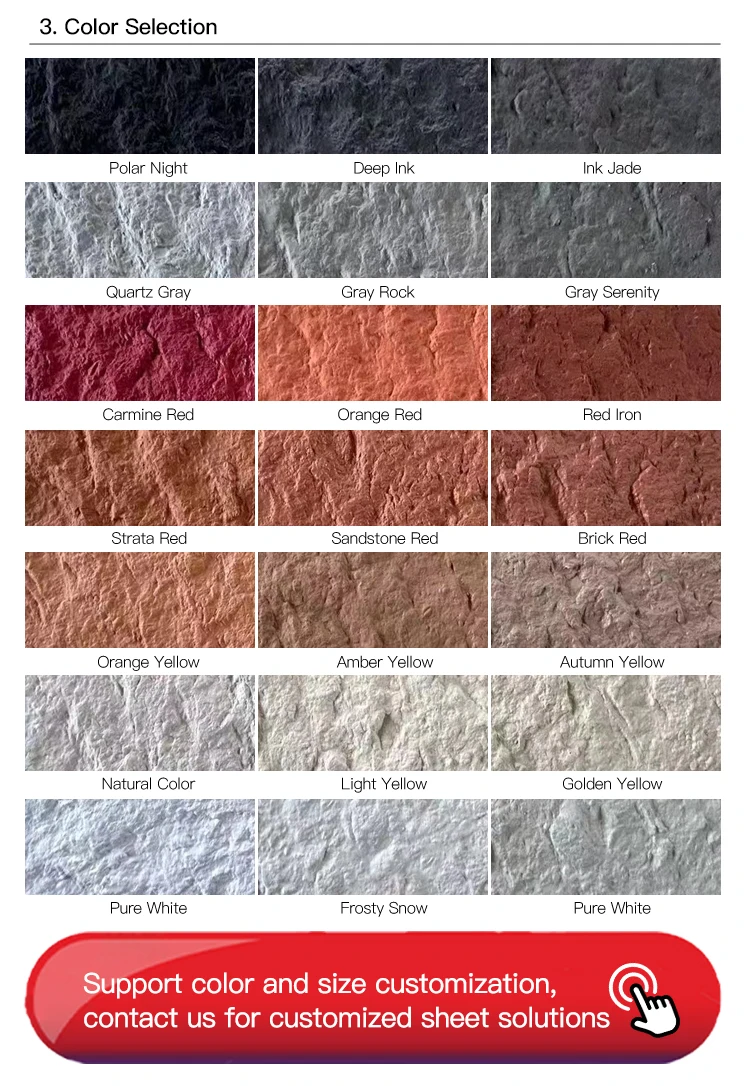 Free Samples Cladding Moonscape Stone Material Flexible Claywall Mcm ...