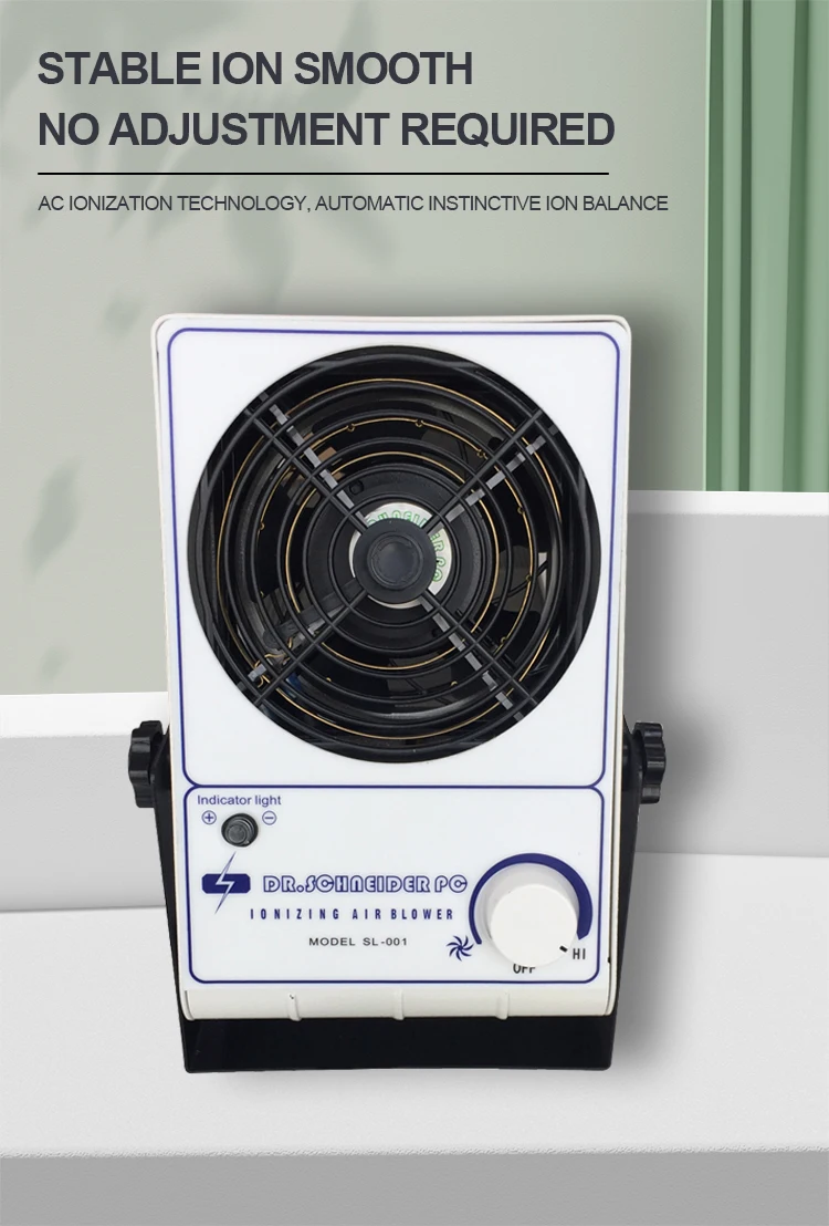 SL-001 OEM Bench Top ESD Antistatic Ionizer Fan for Wholesales