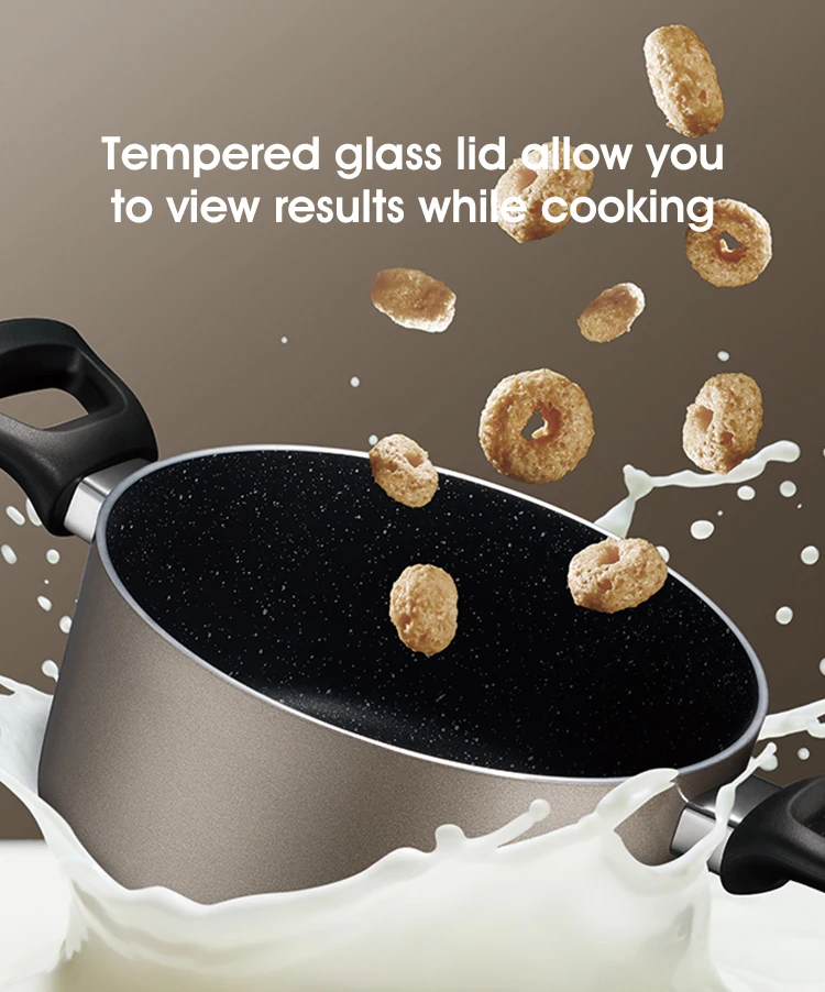 Asd 20-28cm High Temperature Paint Frying Pan Without Lid Non Stick ...