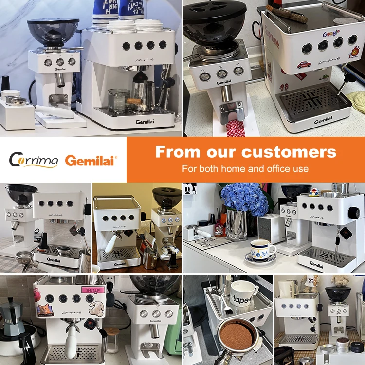 Gemilai CRM3005G Italian Manual Espresso Coffee Machine - Compact ...