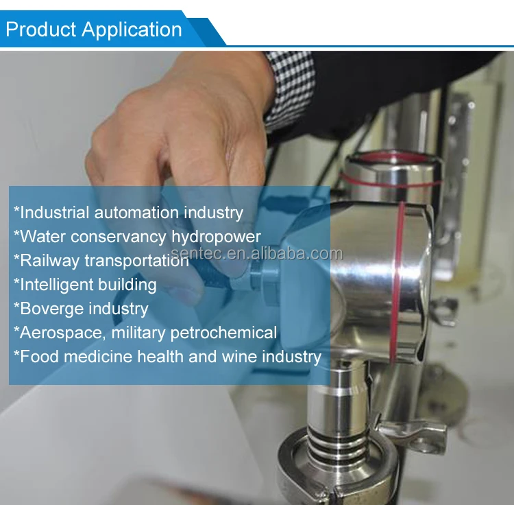 Diaphragm Pressure Sensor Sanitary 4-20ma Transmitter With Digital Display For Pharmaceutica ...