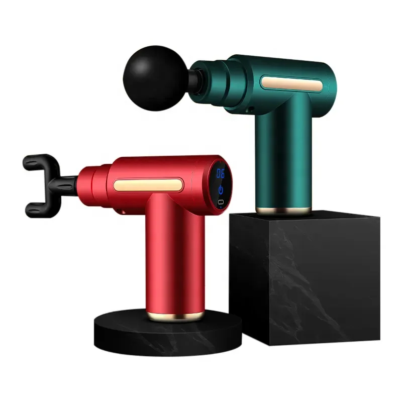 Best Selling Rechargeable Mini Fascial Gun Hand Held Massage gun & 4 ...